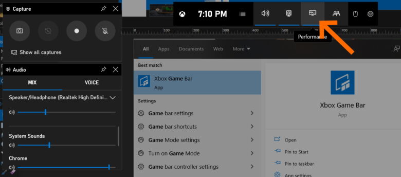 Tips Game Bar โชว์สถานะ ซีพียู การ์ดจอ แรม บนหน้าเดสก์ทอป
