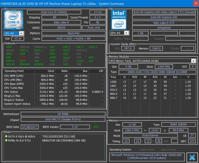 มือใหม่ เช็คคอมพิวเตอร์ HWiNFO64 ตัวเดียวครบ ดูง่าย จบปัญหาฮาร์ดแวร์ ...