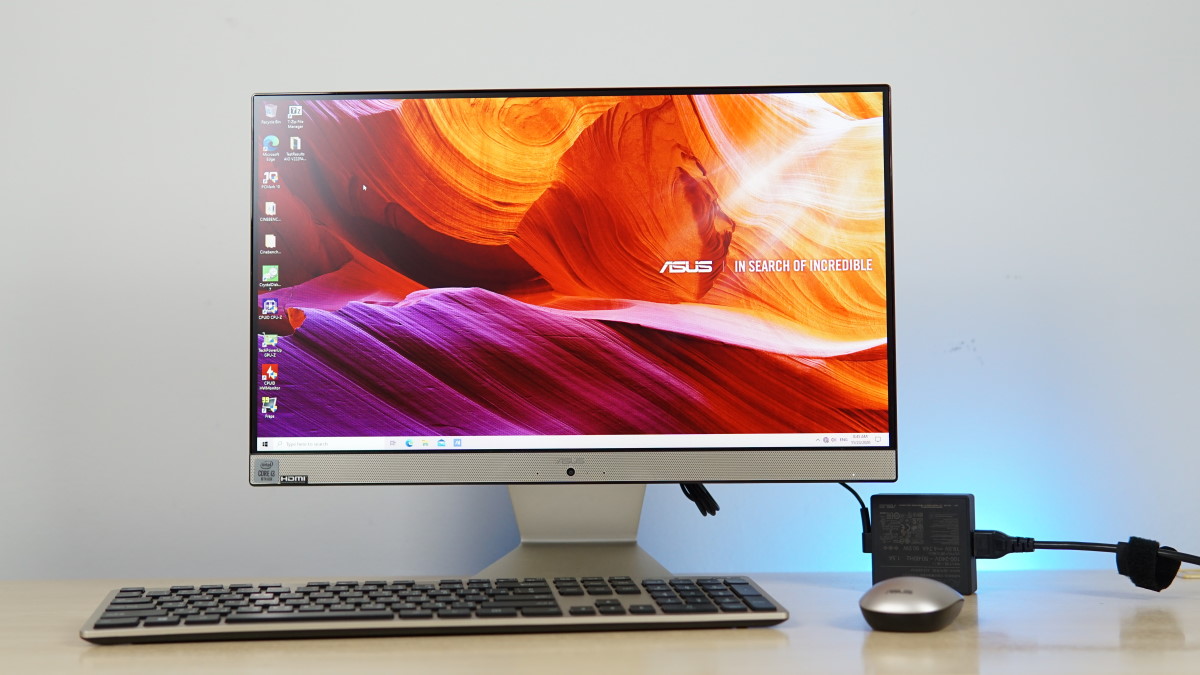 รีวิว All-in-One พีซีจาก ASUS AiO V222FAK สวยล้ำ ทำงาน บันเทิงครบ ...