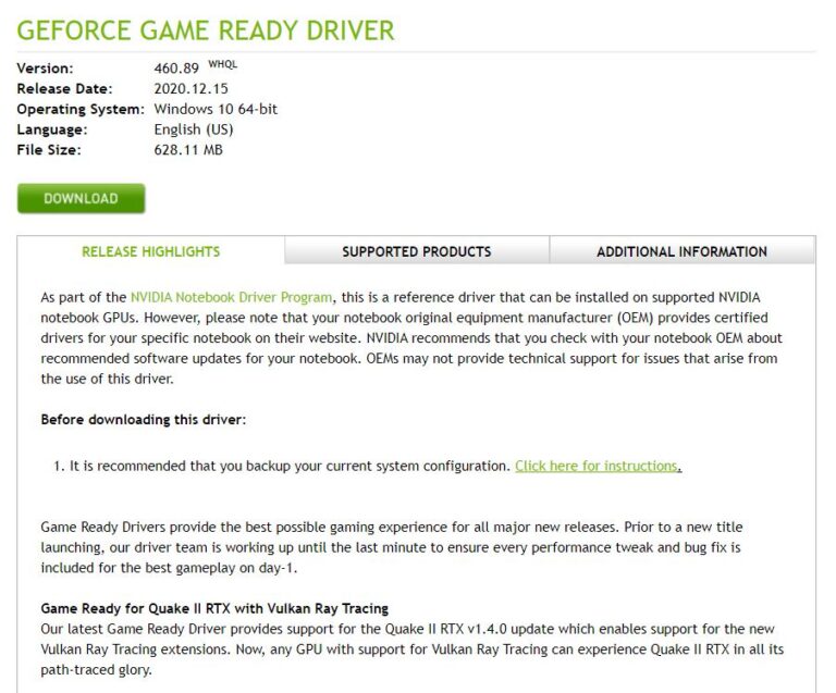 รวม nVidia driver 2020 วิธีดาวน์โหลด ติดตั้งและปรับแต่ง เล่นเกมลื่น - Notebookspec