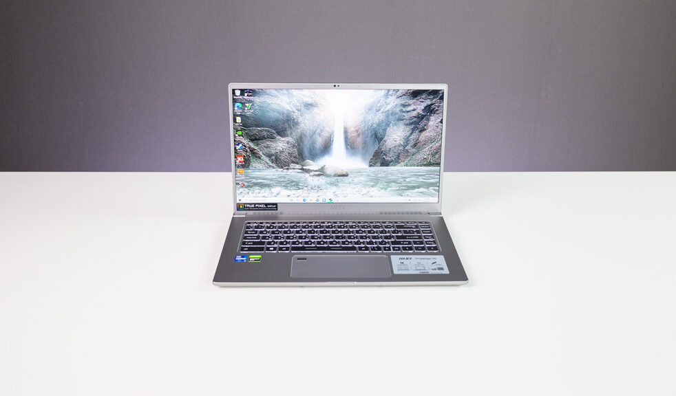 รีวิว MSI Prestige 15 สเปก i7-1185G7 + GTX 1650 Max-Q 4K UHD