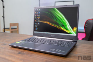 รีวิว Acer Aspire 7 สเปก Ryzen 5000 + GTX1650 + จอ IPS 144Hz