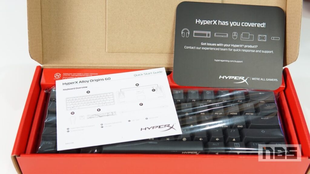 HyperX Alloy Origins 60 คีย์บอร์ดเกมมิ่งไซส์มินิ กดไว ไฟ RGB