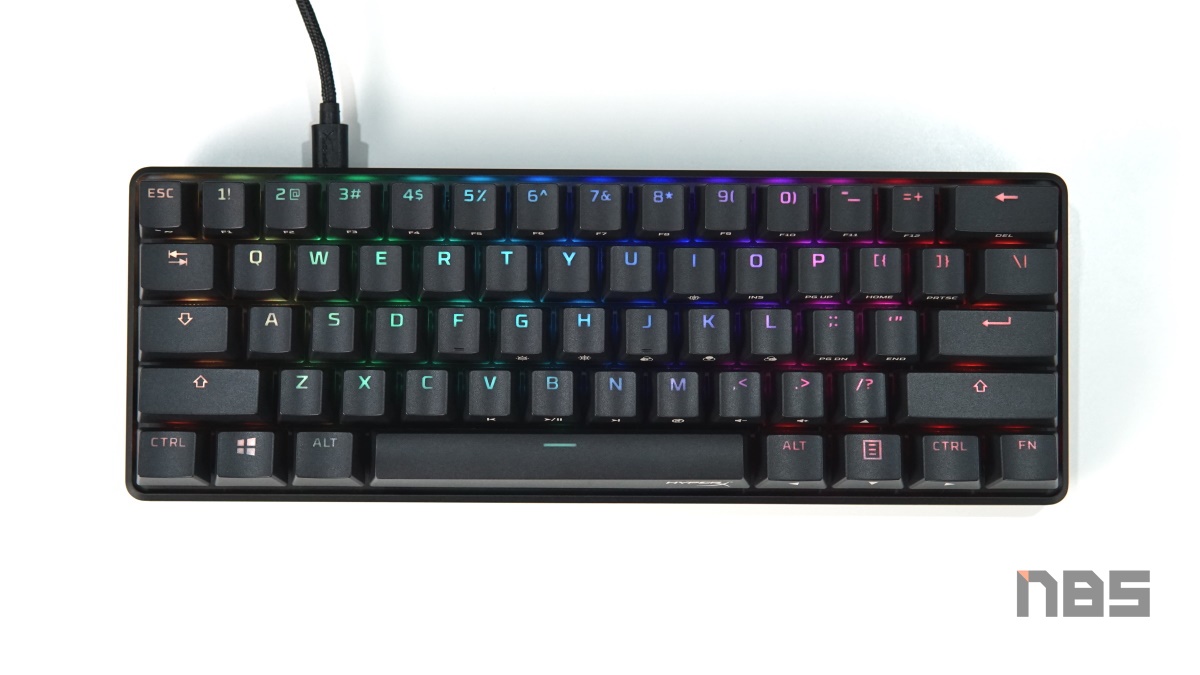 HyperX Alloy Origins 60 คีย์บอร์ดเกมมิ่งไซส์มินิ กดไว ไฟ RGB