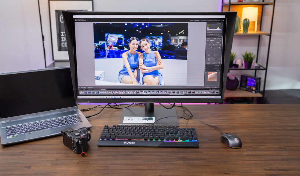 รีวิว MSI Creator PS321QR ขนาดใหญ่ 32"WQHD / 165Hz / HDR 600