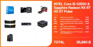 ประกอบคอม งบ 30000 รุ่นไหน เทรดหุ้น เล่นเกมจอใหญ่ คอมมือใหม่