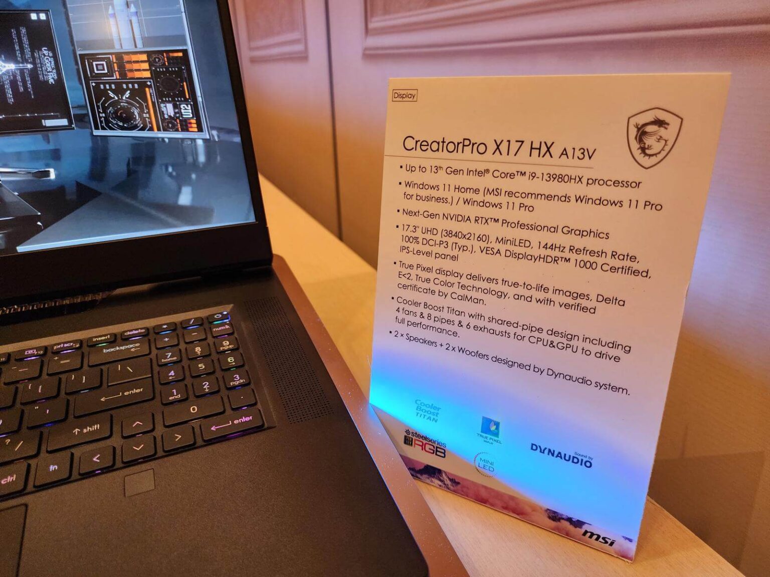 โน๊ตบุ๊ค MSI รุ่นใหม่ใน CES 2023 ขุมพลัง Intel Gen 13+ RTX40