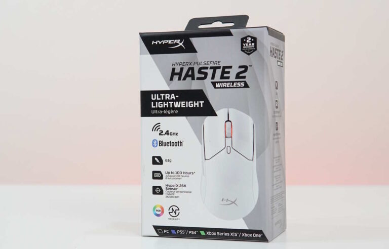 HyperX Pulsefire Haste 2 Wireless สวยเล่นเกมสะใจ ไร้ขีดจำกัด