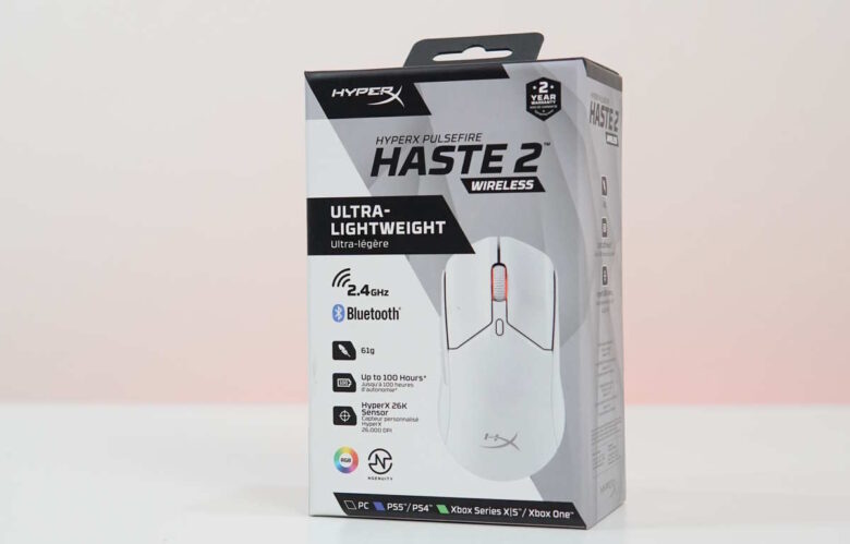 HyperX Pulsefire Haste 2 Wireless สวยเล่นเกมสะใจ ไร้ขีดจำกัด