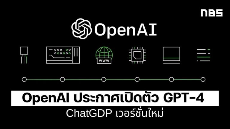 OpenAI ประกาศเปิดตัว GPT-4 ChatGDP เวอร์ชั่นใหม่ - Notebookspec