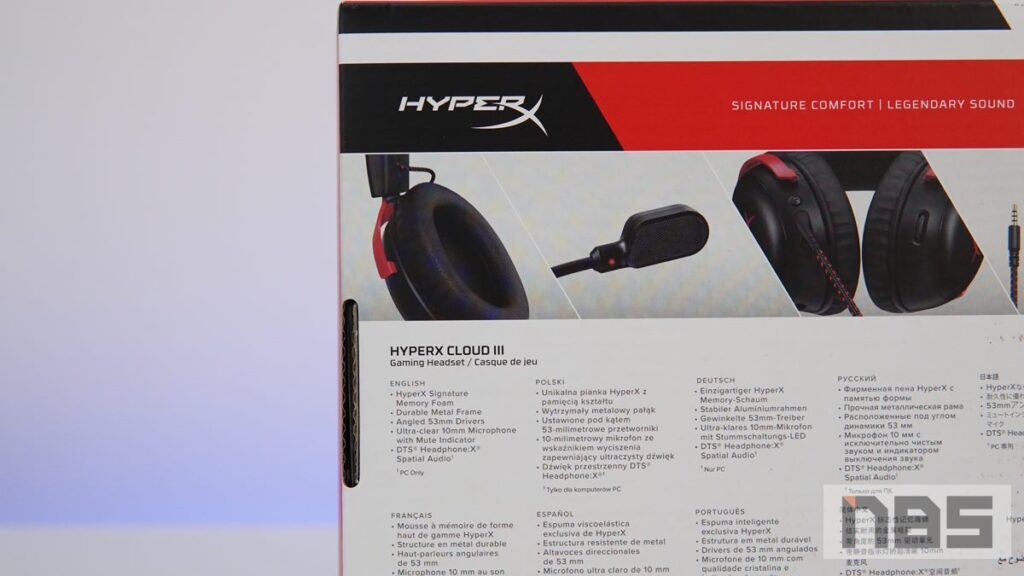 HyperX Cloud III หูฟังนุ่มสวมสบาย 2023 เสียงรอบทิศทาง DTS X