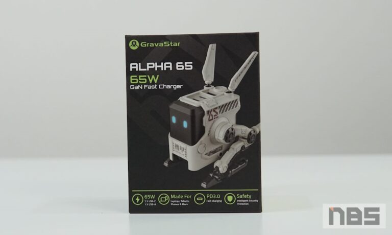 GravaStar ALPHA 65 GAN FAST CHARGER 65W ที่ชาร์จไฟสไตล์โรบอท