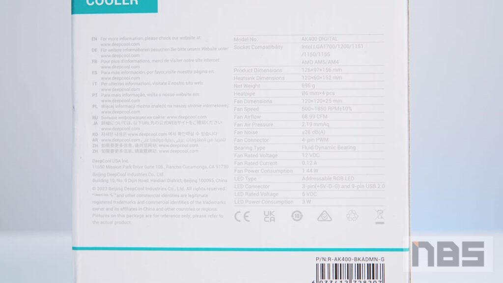 DeepCool AK400 AK560 และ AK620 ฮีตซิงก์ใหม่มี LED บอกอุณหภูม
