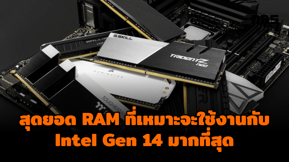 รวมสุดยอด RAM ที่เหมาะจะใช้งานกับ Intel Gen 14 มากที่สุด
