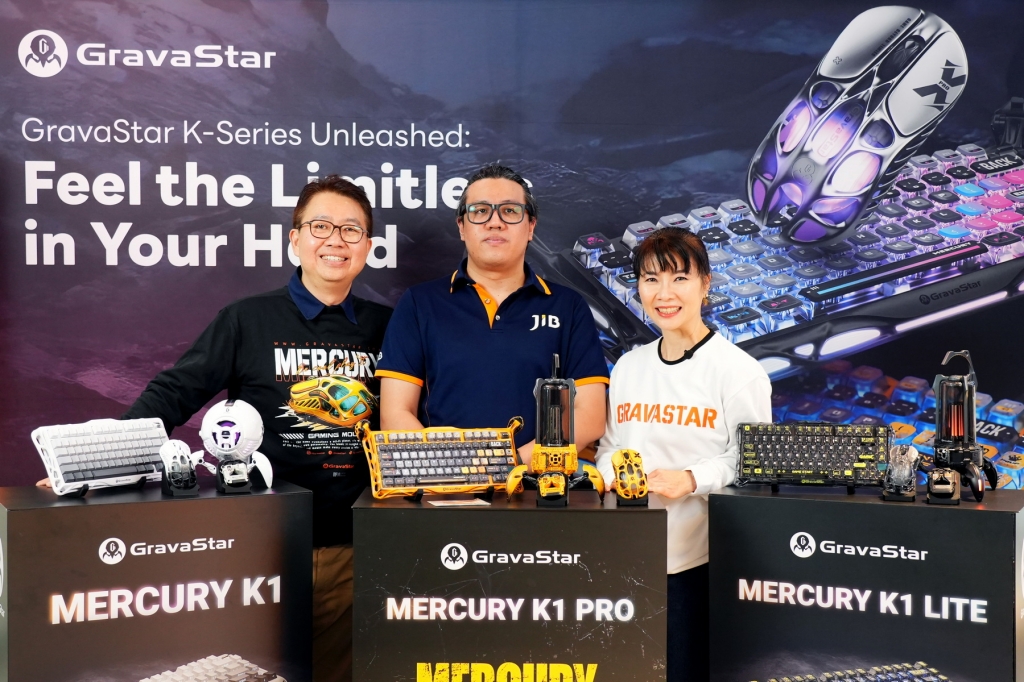 rtb จับมือ JIB เปิดตัวเมาส์เกมมิ่งไร้สาย Mercury X-Series จากแบรนด์ GravaStar