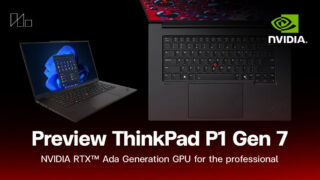 The Lenovo ThinkPad P1 Gen 7 with NVIDIA RTX™ Ada Generation