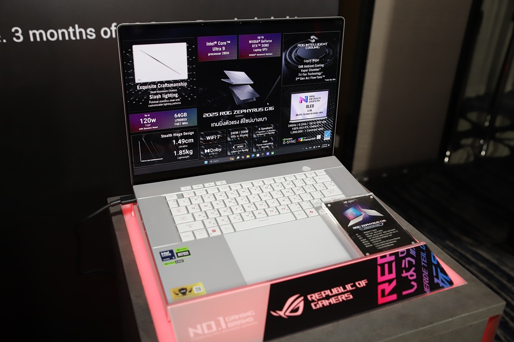 ROG เปิดตัวไลน์อัปเกมมิ่งโน้ตบุ๊กรุ่นใหม่ล่าสุดของปี 2025 ในงาน ‘NEXT GEN. ROG DNA’ - Notebookspec