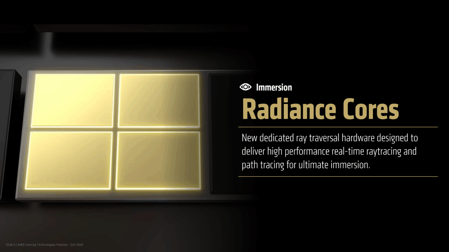 AMD เปิดตัวขุมพลังใหม่ 'Radiance Cores' ดัน Ray Tracing พุ่งกระฉูด